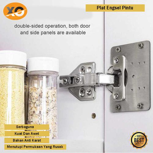 Jual Plat Engsel Pintu Lemari Laci Stainless Steal Anti Karat Furniture ...