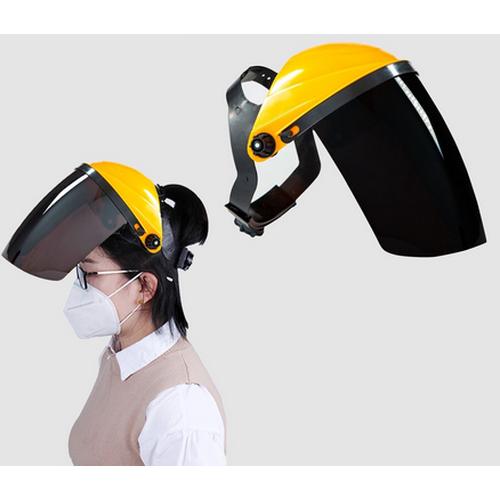 Jual Face Shield Helm Safety Kaca Hitam Gelap Pelindung Pengaman Las ...