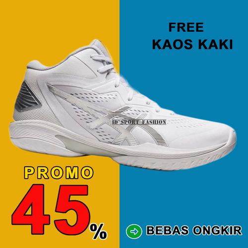 Jual Sepatu Volly Asic Original Gelhoop V15 Voli Pria Volley Basket ...