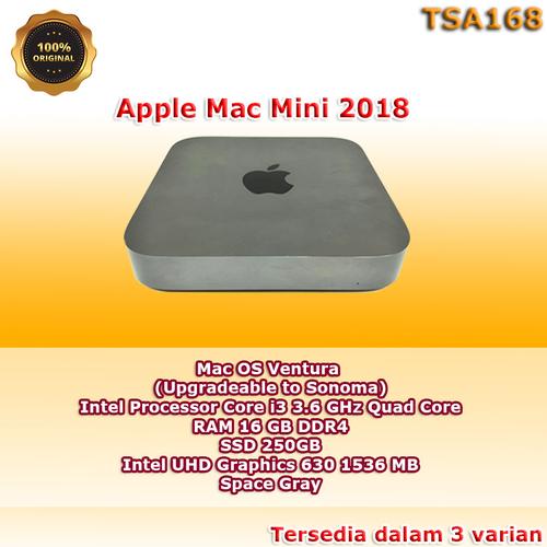 Jual Apple Mac Mini 2018 Intel i3 3.6GHz 4C 16GB 32GB 128GB 250GB, 2014 ...