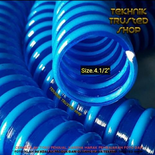 Jual Selang spiral pvc biru 4 1/2" Vacuum hisap air dan lumpur - Kab ...