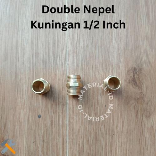 Jual Double Nepel 1/2 Inch Kuningan Drat Sambungan Flexibel Air Panas Dingi - Jakarta Barat ...
