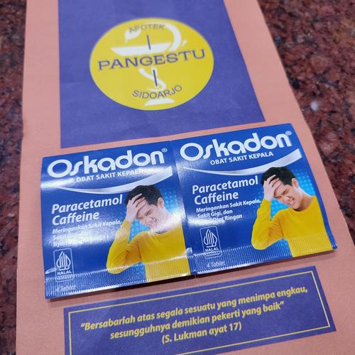 Jual Oskadon 1 Strip 4 Tablet / Oskadon Biru Oscadon Okadon Oskadom ...