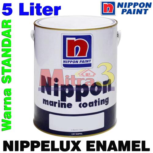 Jual Cat Kapal NIPPELUX Enamel 5L Warna STANDAR / Nippon Marine Coating 5 L - White 9102 - Kota ...