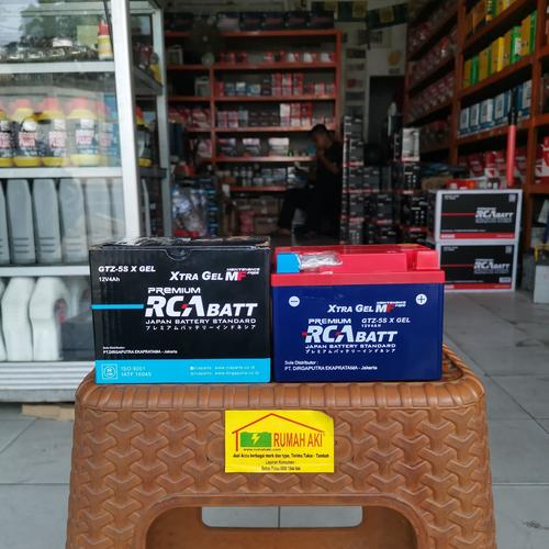 Jual Aki Sepeda Motor RCA BATT GTZ-5S X GEL - 12V4Ah, Vario, Beat, Mio ...