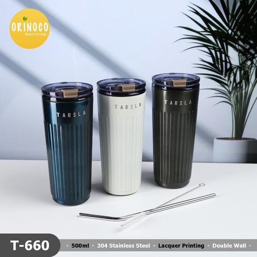 Promo Orinoco Tumbler Mug + Straw Stainles Premium T-660 Stainless ...