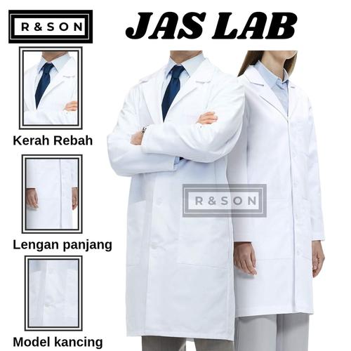 Jual JAS LAB/JAS LABORATORIUM/JAS LAB LENGAN PANJANG/BAJU LABORATORIUM ...