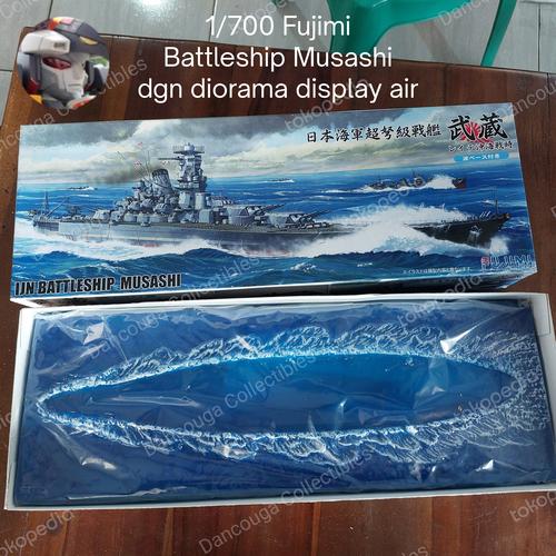 Jual fujimi 1/700 ijn battleship musashi dengan diorama air kapal ...