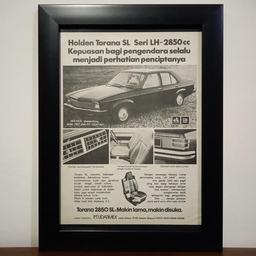 Jual Iklan Jadul HOLDEN TORANA SL - Pajangan Poster Mobil Lawas Tua ...