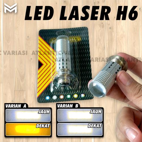 Jual LAMPU UTAMA LASER GUN SUPERSONIC LAMPU LED DEPAN H6 BOLHAM MOSCOW PNP - WHITE/YELLOW ...