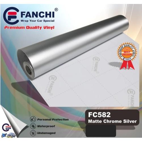 Jual Sticker Fanchi FC582 Matt Chrome Silver Metallic Metalik Doff ...