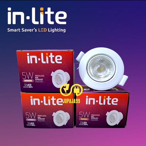 Jual LAMPU SPOTLIGHT INLITE IN-LITE 5W WATT / 8W 8 WATT INDC232 - 5WATT ...