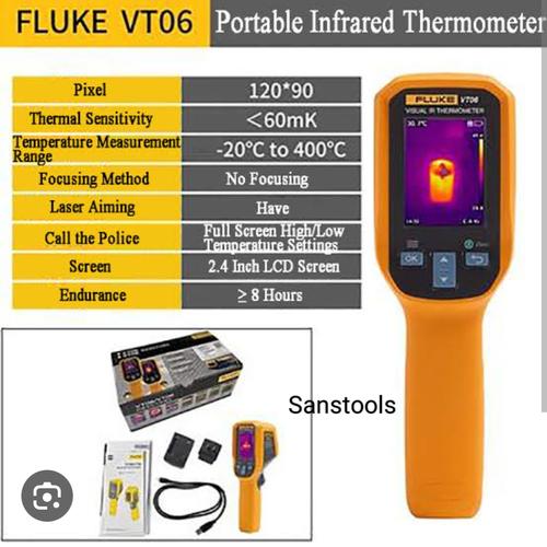 Jual Fluke VT06 Visual IR Thermometer Camera thermal imaging VT-06 ...