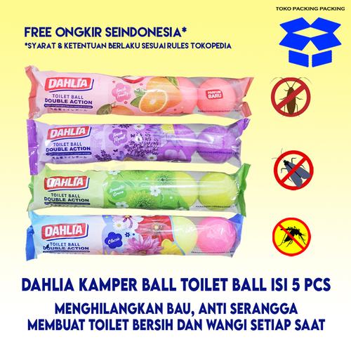 Jual Dahlia Kamper Ball Toilet Ball isi 5 pcs Pengharum Toilet ...