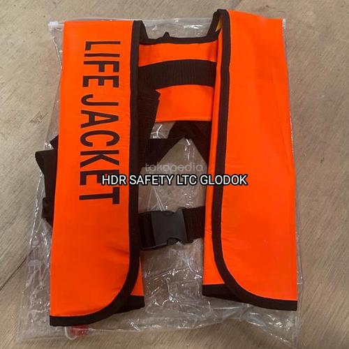 Jual INFLATABLE LIFE JACKET MANUAL/PELAMPUNG GAS CO2 - Merah - Jakarta ...