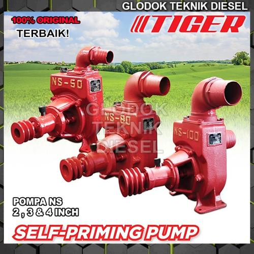 Jual Tiger Mesin Pompa Air Water Self Priming Pump NS 80 3" INCH NS80 ...