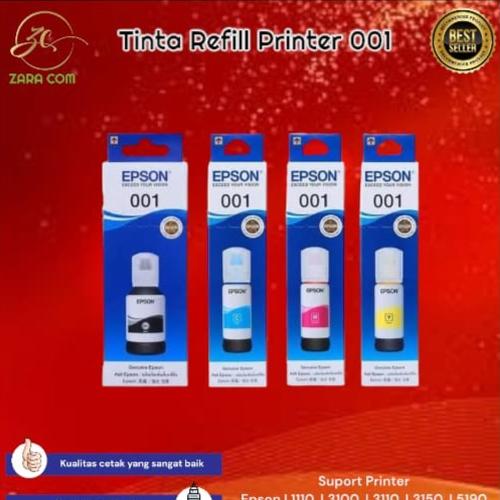 Jual TINTA REFFIL PRINTER 001 PREMIUM VARIAN WARNA - Biru - Jakarta ...