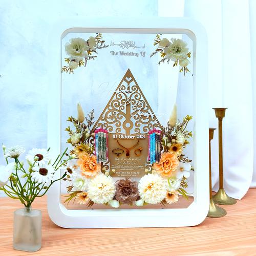 Jual Bingkai Mahar Pernikahan Fulll Akrilik - Size 25x35 cm - Kab. Pati ...