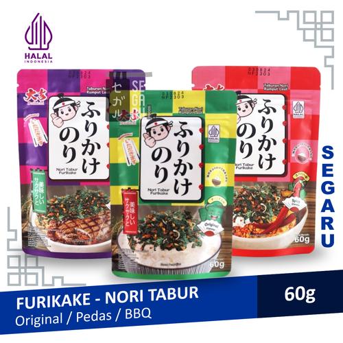 Jual Furikake Nori Tabur | Abon Nori | Rumput Laut Panggang 60g - BBQ ...
