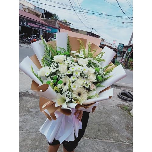 Jual H06 buket bunga medan flower medan wisuda birthday anniversary ...