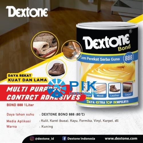 Jual LEM AIBON DEXTONE KALENG 1 Liter - BOND 888 LEM KUNING KAYU KULIT ...
