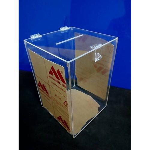 Jual Kotak Saran Box Undian P30xL30xT30 cm 3 mm Amal Box Display ...