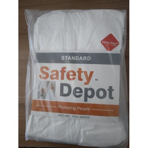 Jual Hazmat APD Baju Coverall Safety Depot Disposable Medical Grade - L ...