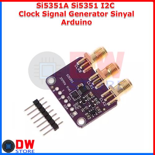 Jual SI5351 SI5351A I2C Clock Frekuensi Signal Generator Sinyal 8KHz-160MHz - Kab. Bandung - DW ...