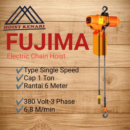 Jual Electric Chain Hoist 1 Ton x 6 meter FUJIMA Japan - Jakarta Barat ...