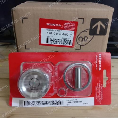 Jual BLOK BLOCK SEHER + PISTON KIT KARISMA SUPRA X 125 KARBU ORI KVL KPH - Kab. Tangerang - TGR ...