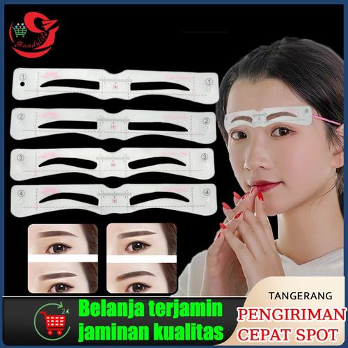 Jual 12PCS Kit Pembentuk Alis/Stensil Alis/Template Alis/Cetakan isi Tali - Kab. Tangerang ...