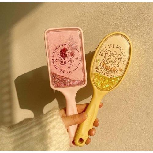 Jual Sisir Rambut Cantik Miniso Dengan Glitter Disney Princess ...