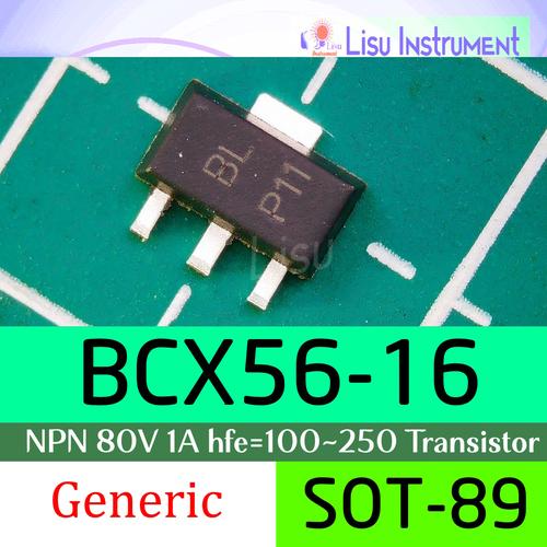 Jual BCX56 NPN 80V 1A 500mW hfe=100~250 Transistor BJT SOT-89-3 - Generic Biasa - Kota Depok ...