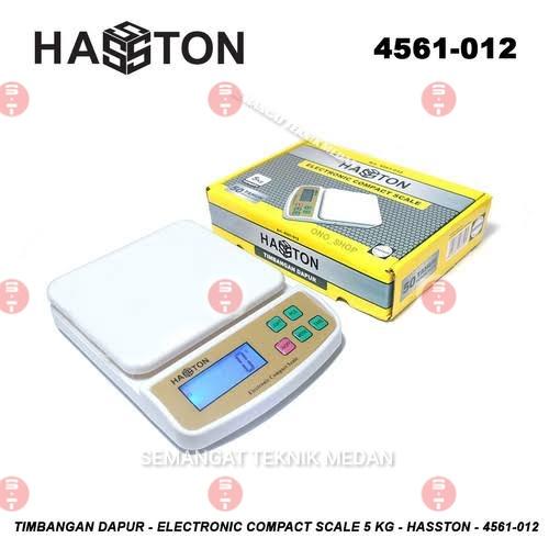 Jual 5kg TIMBANGAN DUDUK DAPUR KUE DIGITAL SCALE 5 kg HASSTON 4561-012 ...