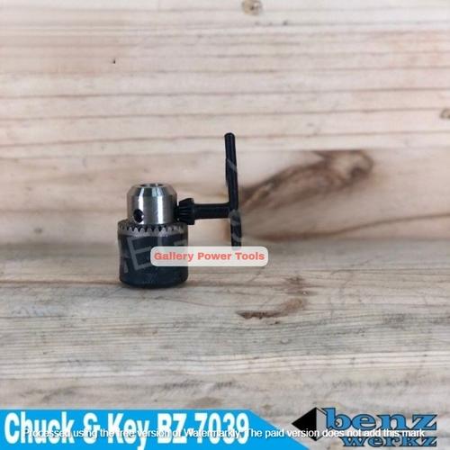 Jual Kepala mesin bor 10mm 3/8 x 24 UNF chuck + key by benz werkz BZ ...
