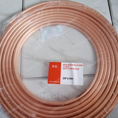 Jual pipa tembaga ac merek NS 3/8"/copper tube NS 3/8" (permeter ...