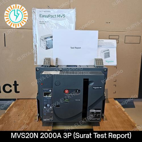 Jual SCHNEIDER ACB 3P EASYPACT MVS20N MVS20 2000A 2000 3P 50kA MVS20N3MF2A - Jakarta Pusat ...