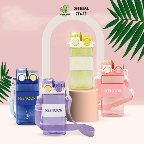 Promo Wakakids Botol Minum Plastik Kotak Sedotan dan Tali Panjang 570ML 259 - Pink - Jakarta ...