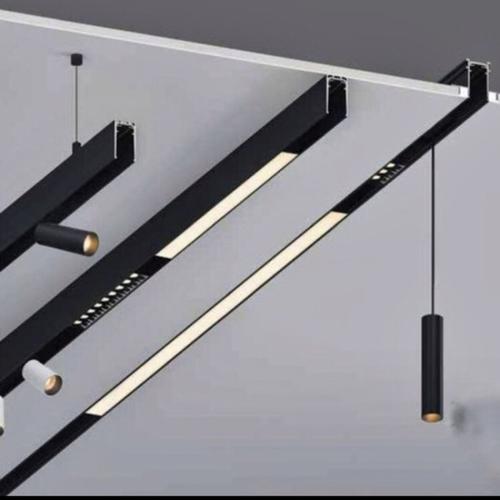 Jual Track rell lampu kap lamp tracklight magetic outbow inbow hanging ...