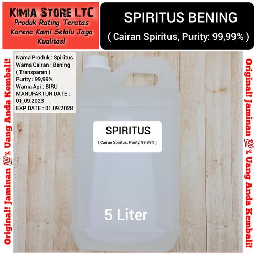 Jual SPIRITUS Bening 1 Liter - 5 Liter / Spirtus Bening - 1 Liter ...