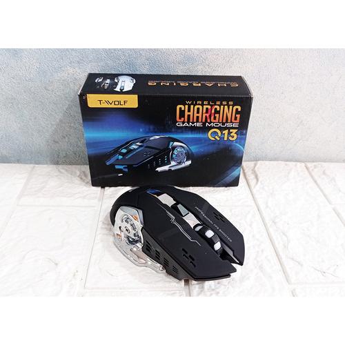 Jual MOUSE RGB GAMING WIRELESS CHARGING GAMING MOUSE T-WOLF Q13 - Kota ...