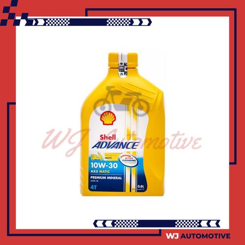 Jual Shell AX5 Matic 10W30 4T 800 ml Oli Mesin Motor Advance 10W 30 ...