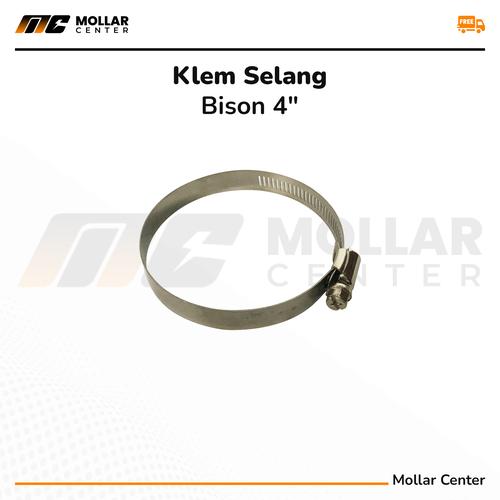Jual BISON Klem Selang 4" Inch Stainless Steel Hose Clamp - Kota ...