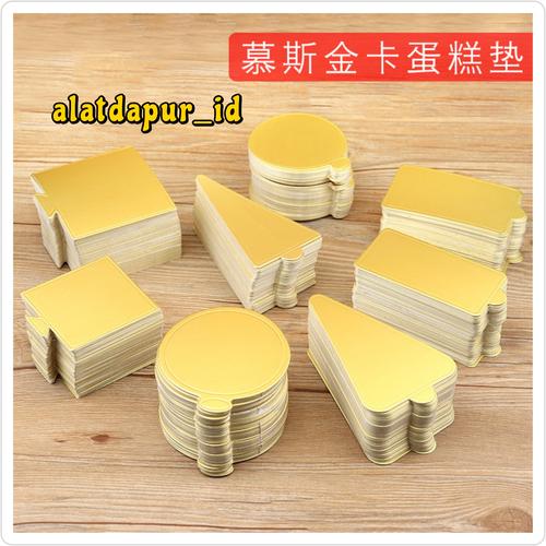 Jual 100pcs alas tatakan kue alas slice cake tiramisu alas tatakan ...