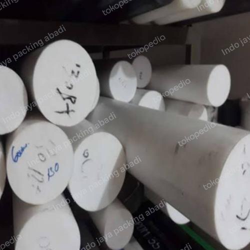 Jual teflon rod -6 ptfe as potongan dia 75mm x 50cm - Jakarta Barat ...