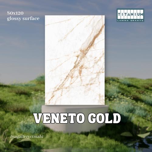 Jual TITANIUM GRANIT TILE BIG SLAB VENETO GOLD 80X120 / GRANIT DINDING ...