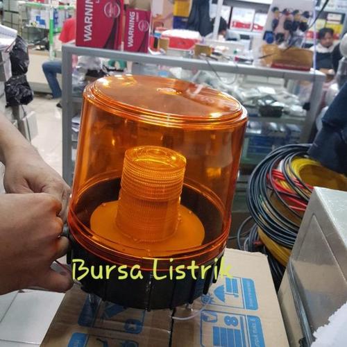 Jual Lampu warning Light Rotary LED 6" ( multivolt 6 inch) - Merah ...