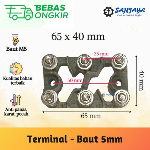 Jual Terminal 5MM Lubang Lobang Besar Koneksi Dinamo ELEKTRO MOTOR ...
