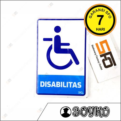 Jual Akrilik Disabilitas - Acrylic Sign 15cm x 10cm - Kota Semarang ...