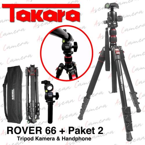 Jual Takara Rover 66 Paket 2 OHA 25 Compact 2 in 1 Traveller Tripod ...